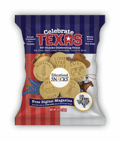 Educational Snacks Celebrate Texas Vanilla Crackers – Darlington Snacks